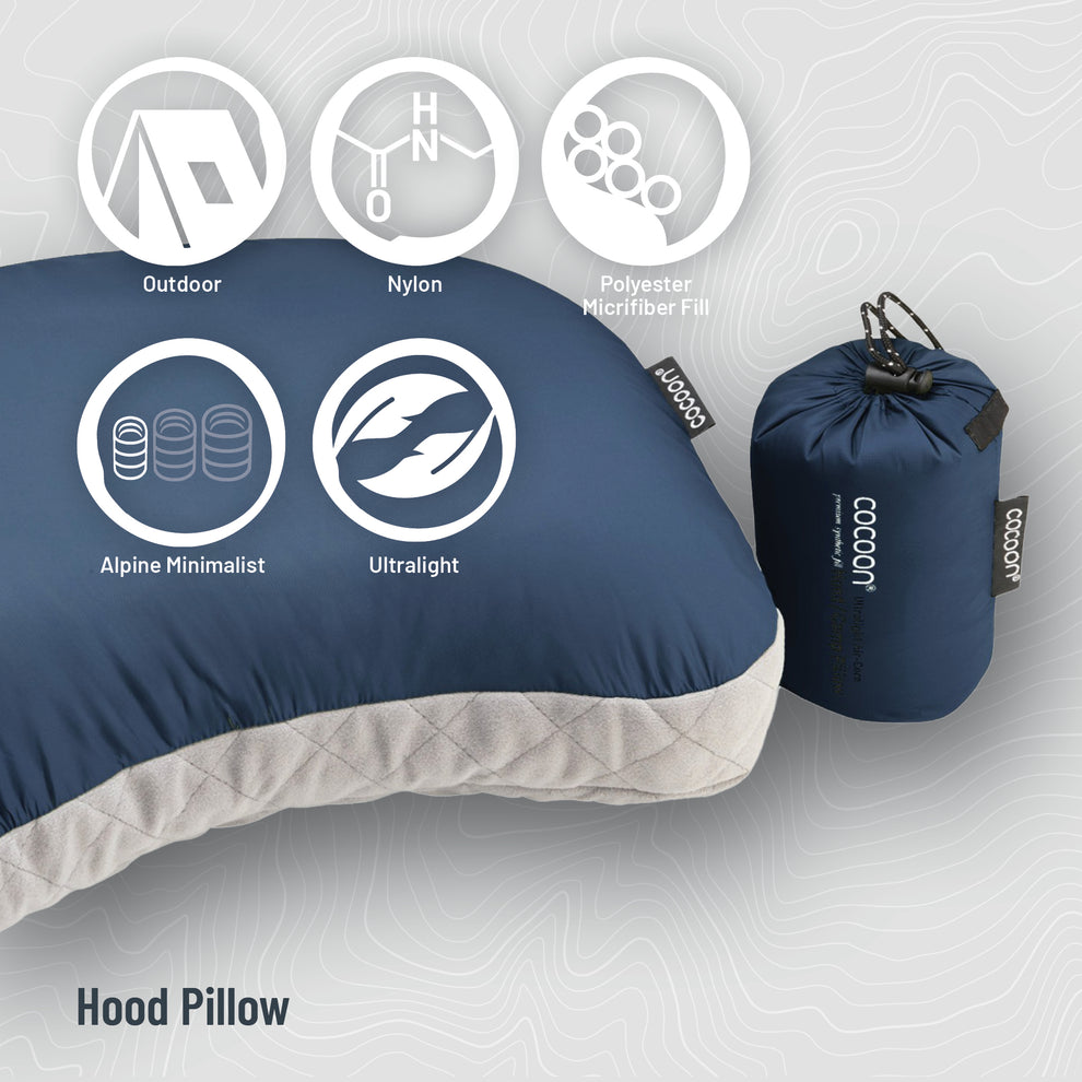 Travel Pillow with Hood - Ultralight Inflatable Comfort | Cocoon – COCOON