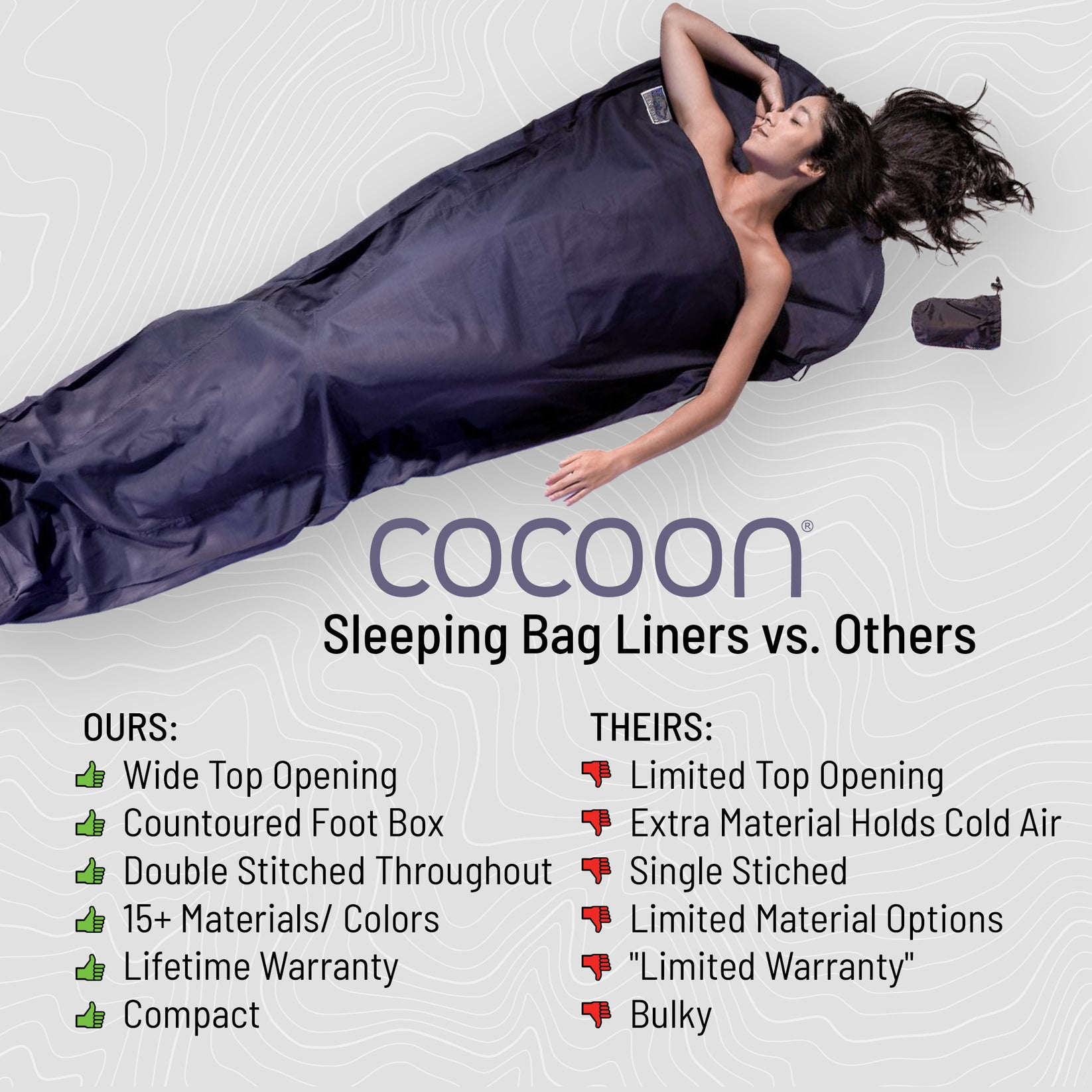 Silk Sleeping Bag Liner | COCOON