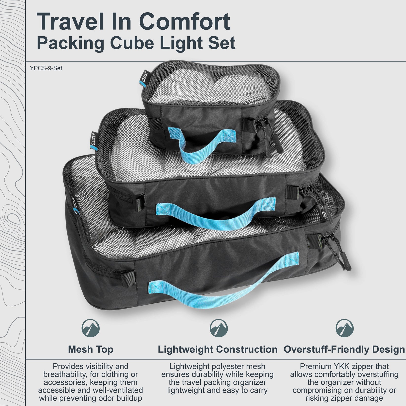 Packing Cubes for Luggage | Light | COCOON