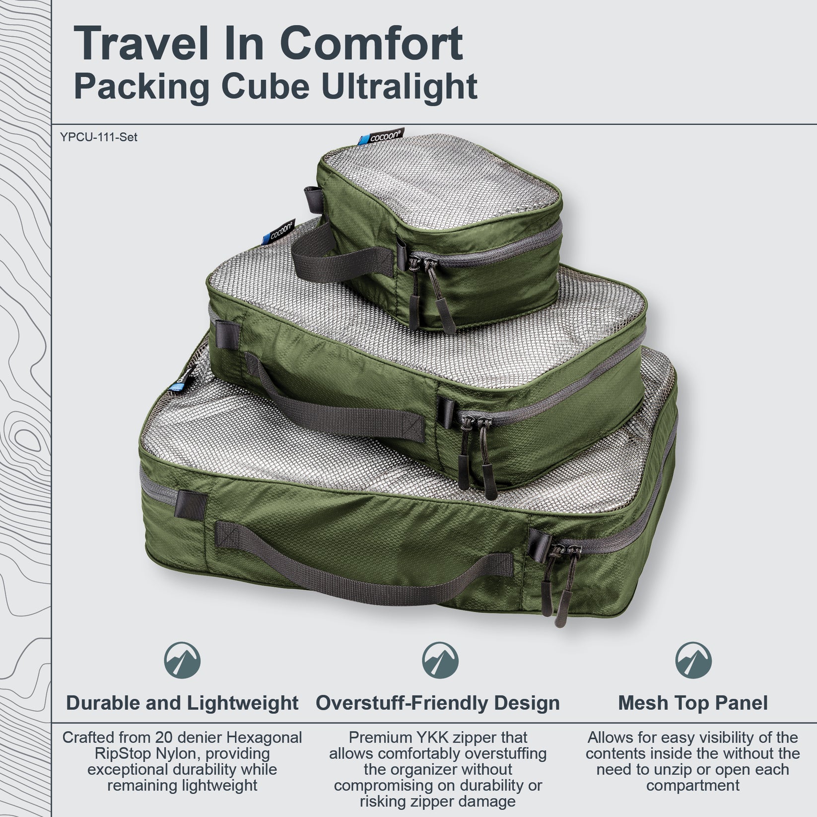 Luggage Packing Cubes | Ultralight | COCOON
